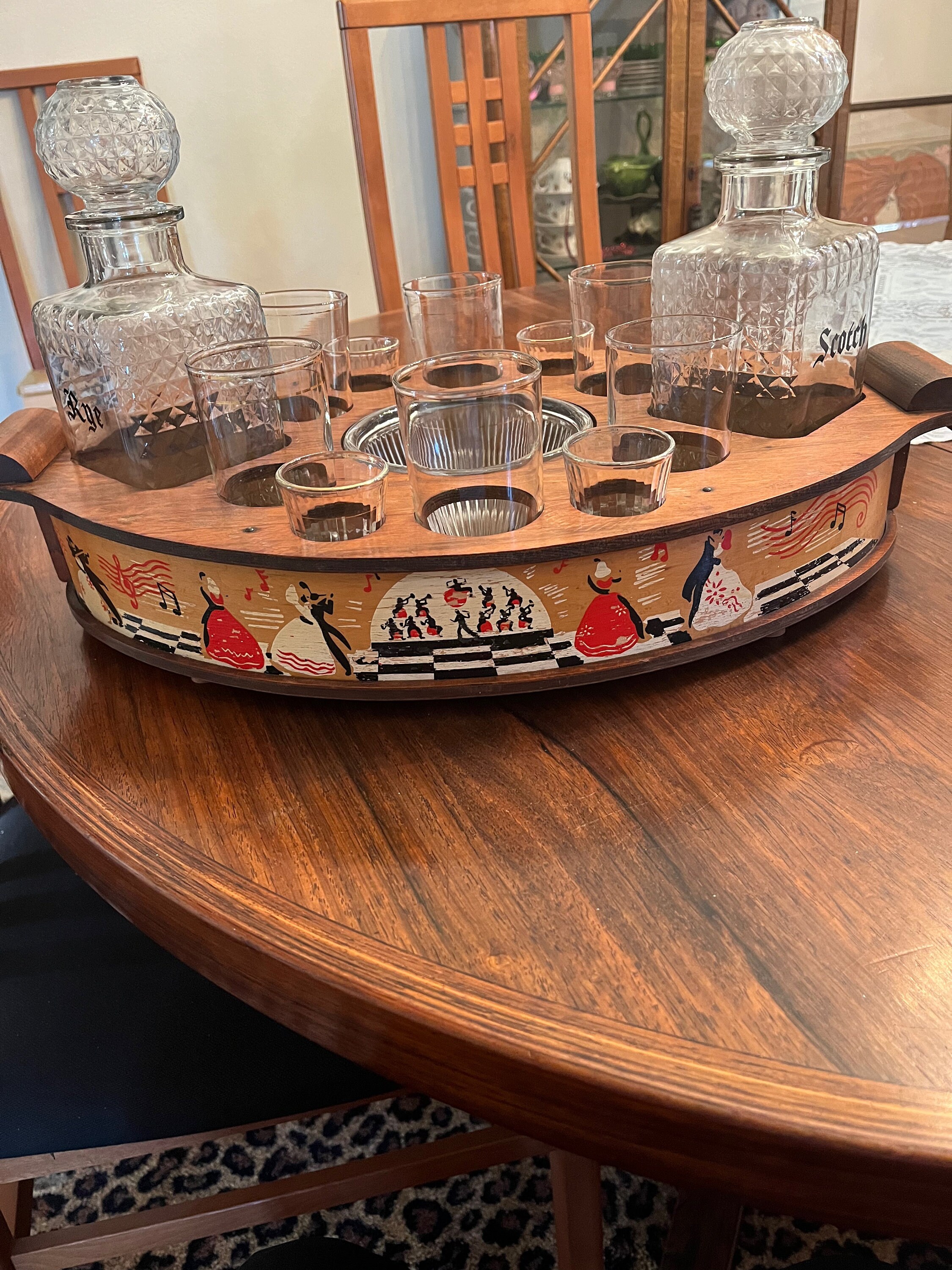 A Rare, Unusual Antique Bar Set From Great Gatsby Era, Salvaged From Liner.. - Etsy