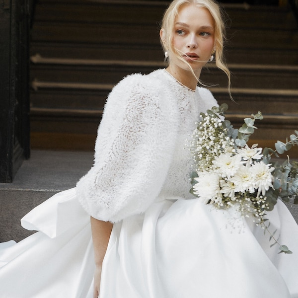 Tulle Bridal Jacket - Etsy