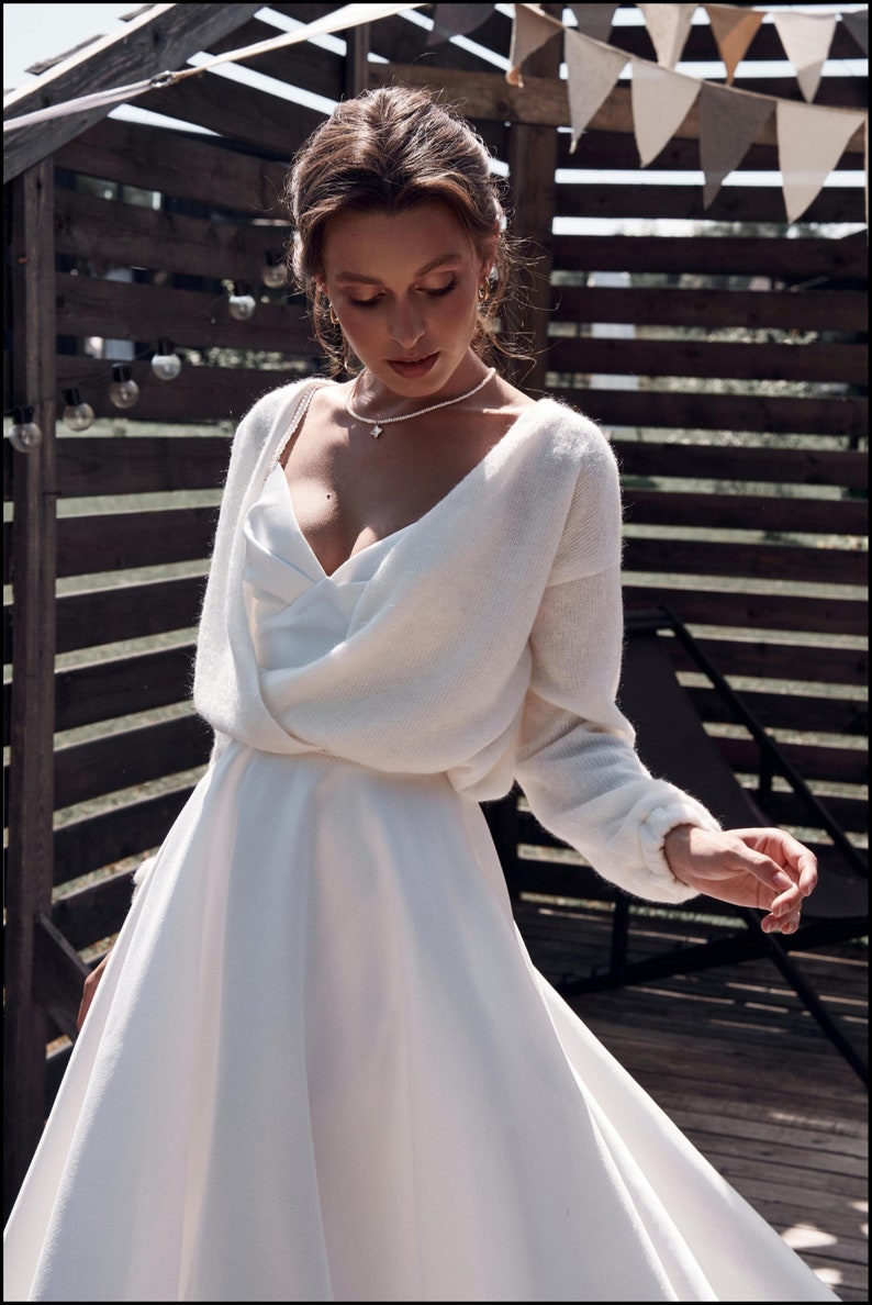 Bridal Sweater Wedding Pullover Ivory Sweater for Bride - Etsy