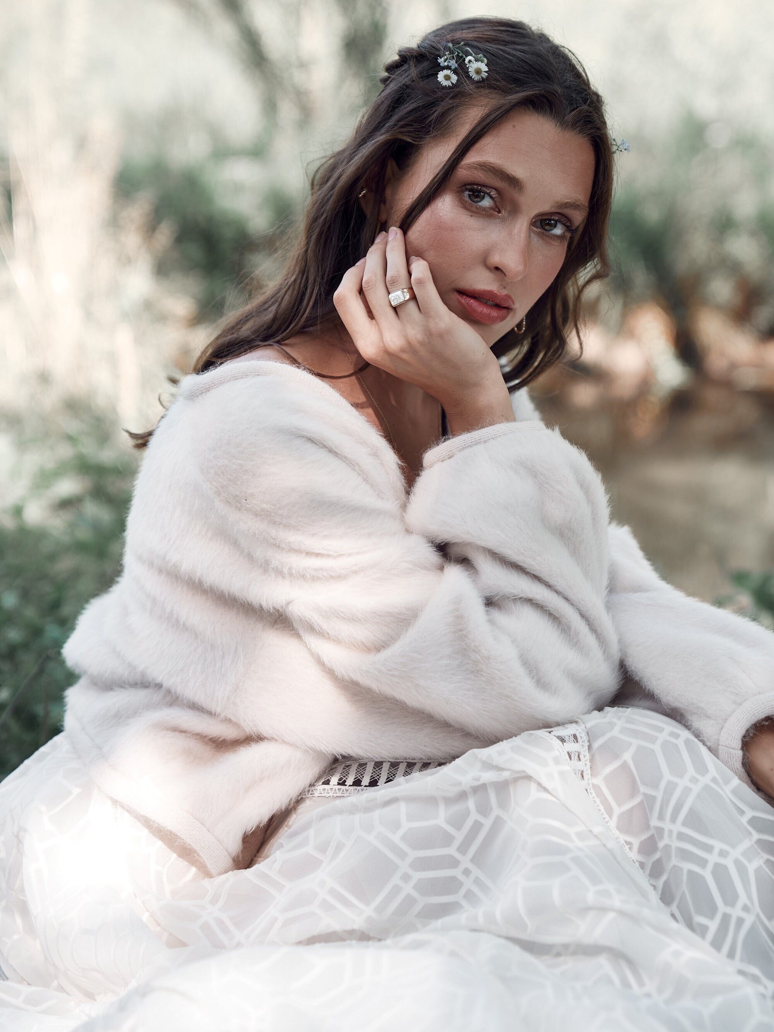 Vegan Angora Wool Bridal Cover-up: Spring Wedding Coat for Bride ...