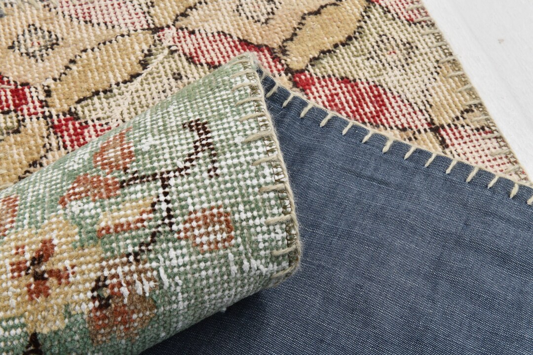 2x9 Rug,runner Rug,2x9 VINTAGE Rug,oushak Handmade Wool Rug,unique Rug ...