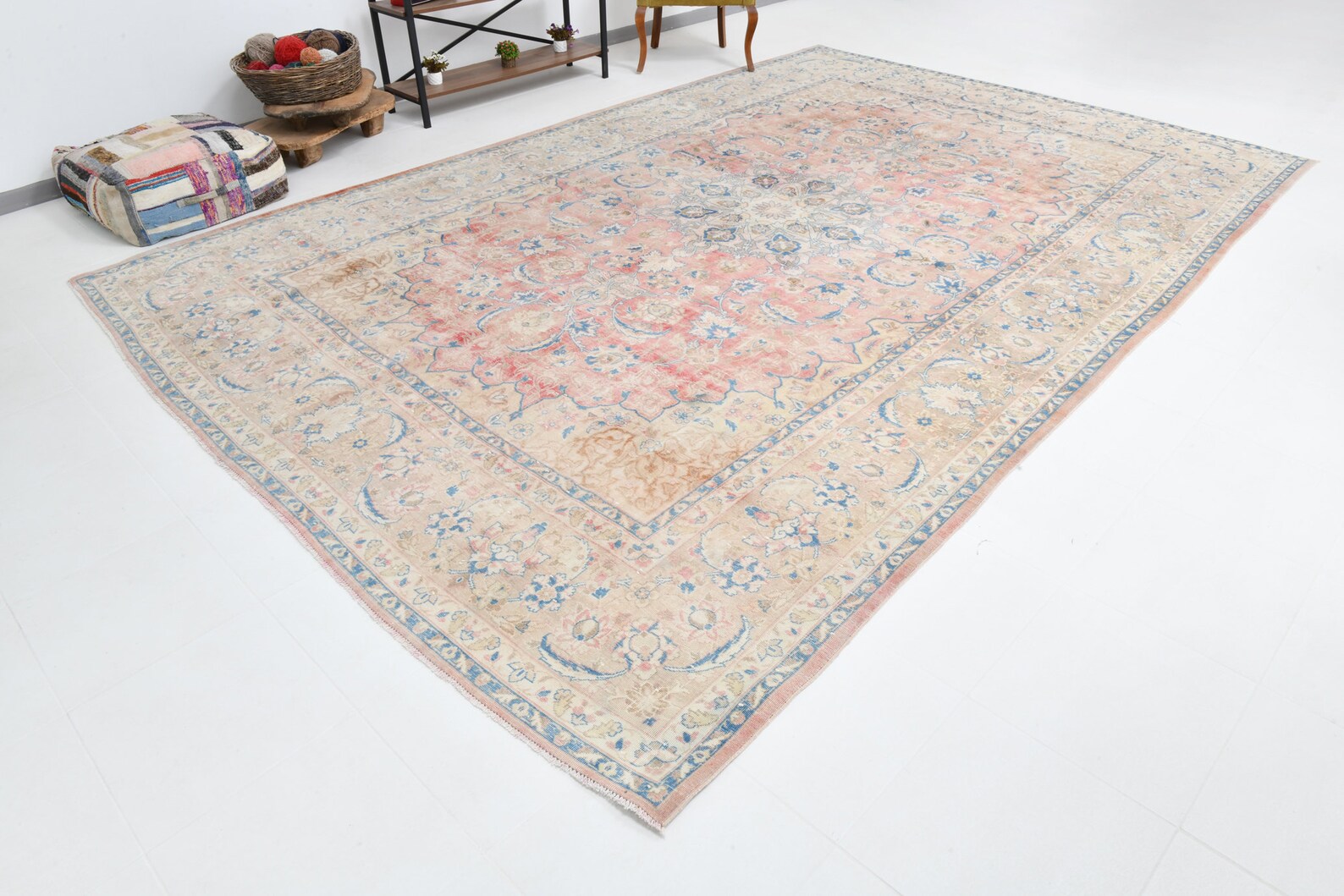 9 X 14 VINTAGE OVERSIZE Rug,9x14 Rug,9x14 Vintage Rug,9x14 Handmade ...