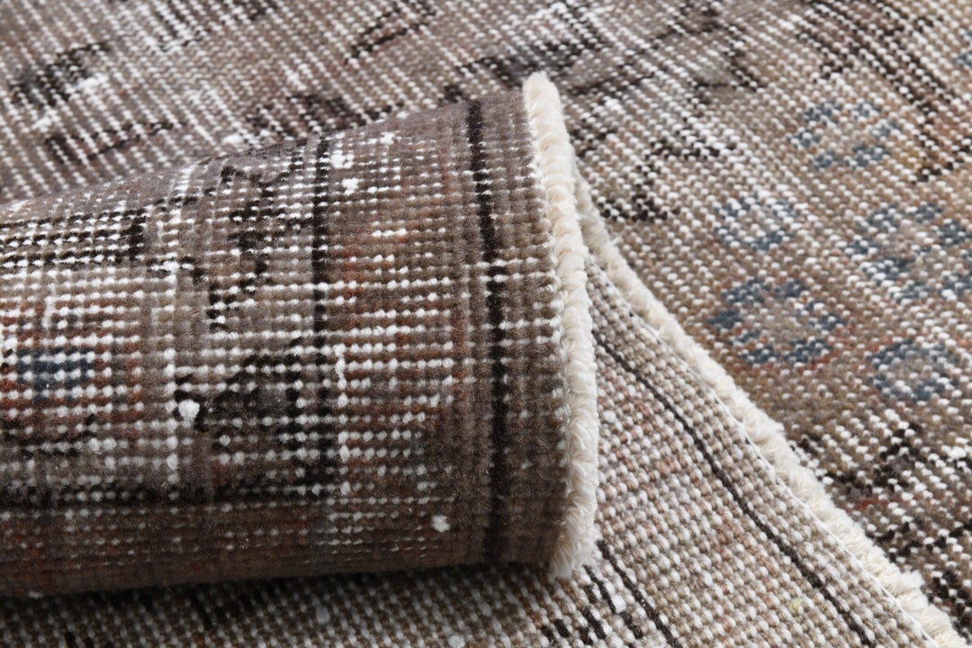 6x10 TURKISH VINTAGE RUG 6x10 Vintage Rug 6x10 Rug Oushak Handmade Wool ...