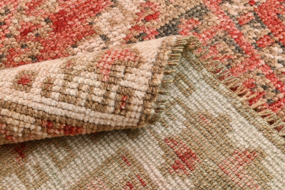 4x8 TURKISH VINTAGE RUG 4x8 Rug 4x8 Vintage Rug 4x8 Oushak Handmade ...