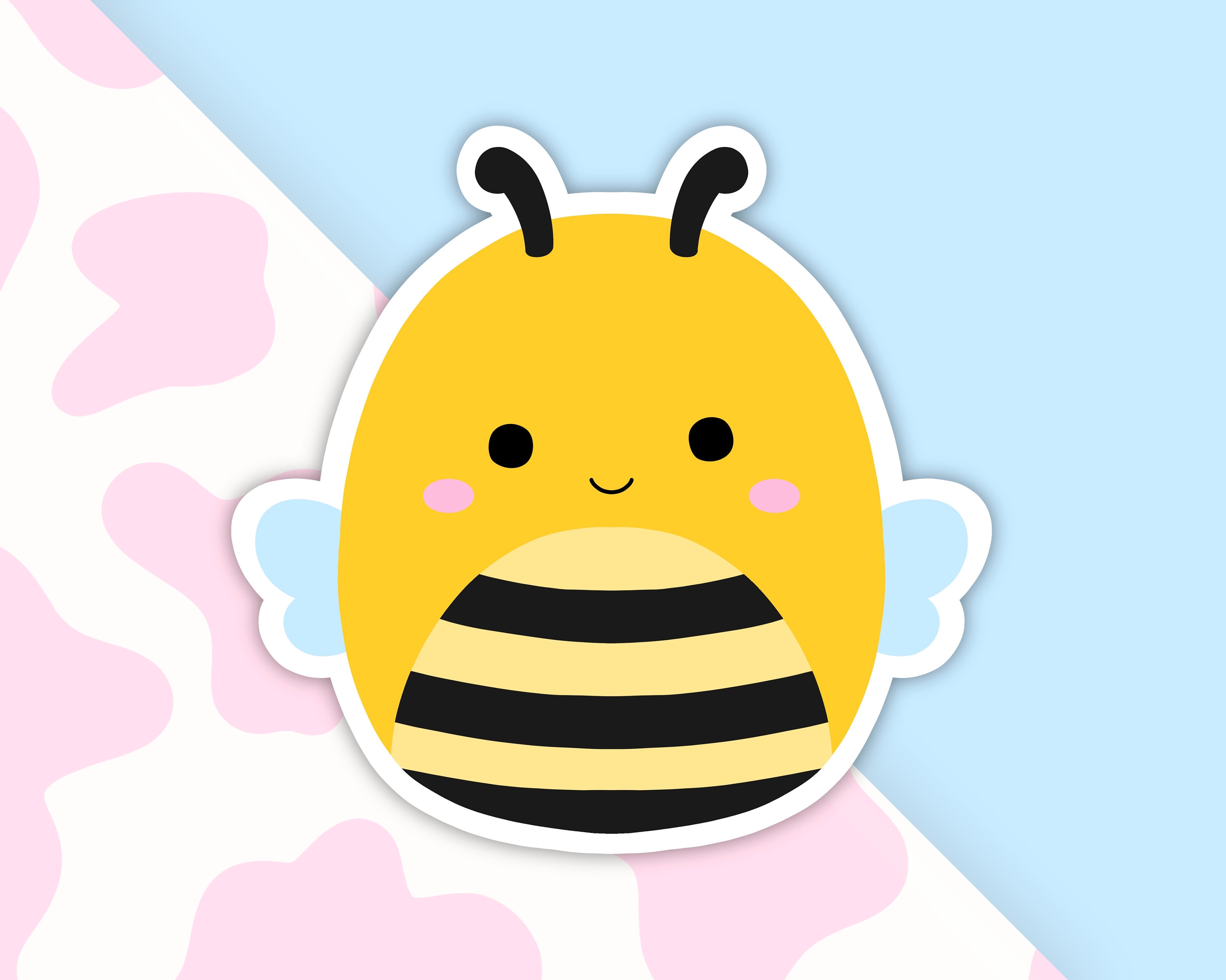 Sunny Bee Squishmallow Inspired Stickers | Etsy
