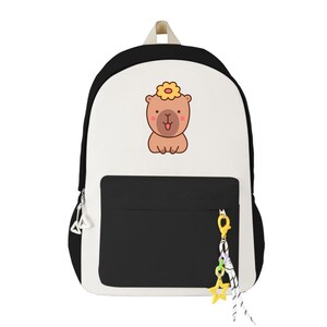 Capybara Backpack, Back to School Custom Backpack, Students Book Bag ...