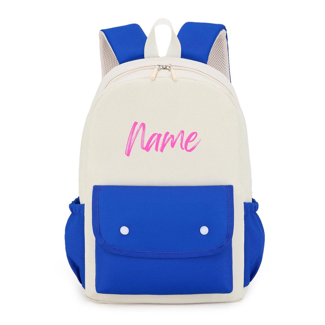 Personalized Name Backpack: Custom Back to School Book Bag - Etsy