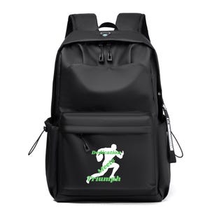 Back to School Custom Backpack, Rugby Inspired Backpack, Students Book ...