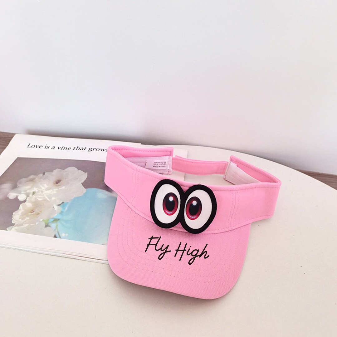 Fly High Eyes Decorated Summer Visor/ Mother Kid Matching Visor/ Dad ...