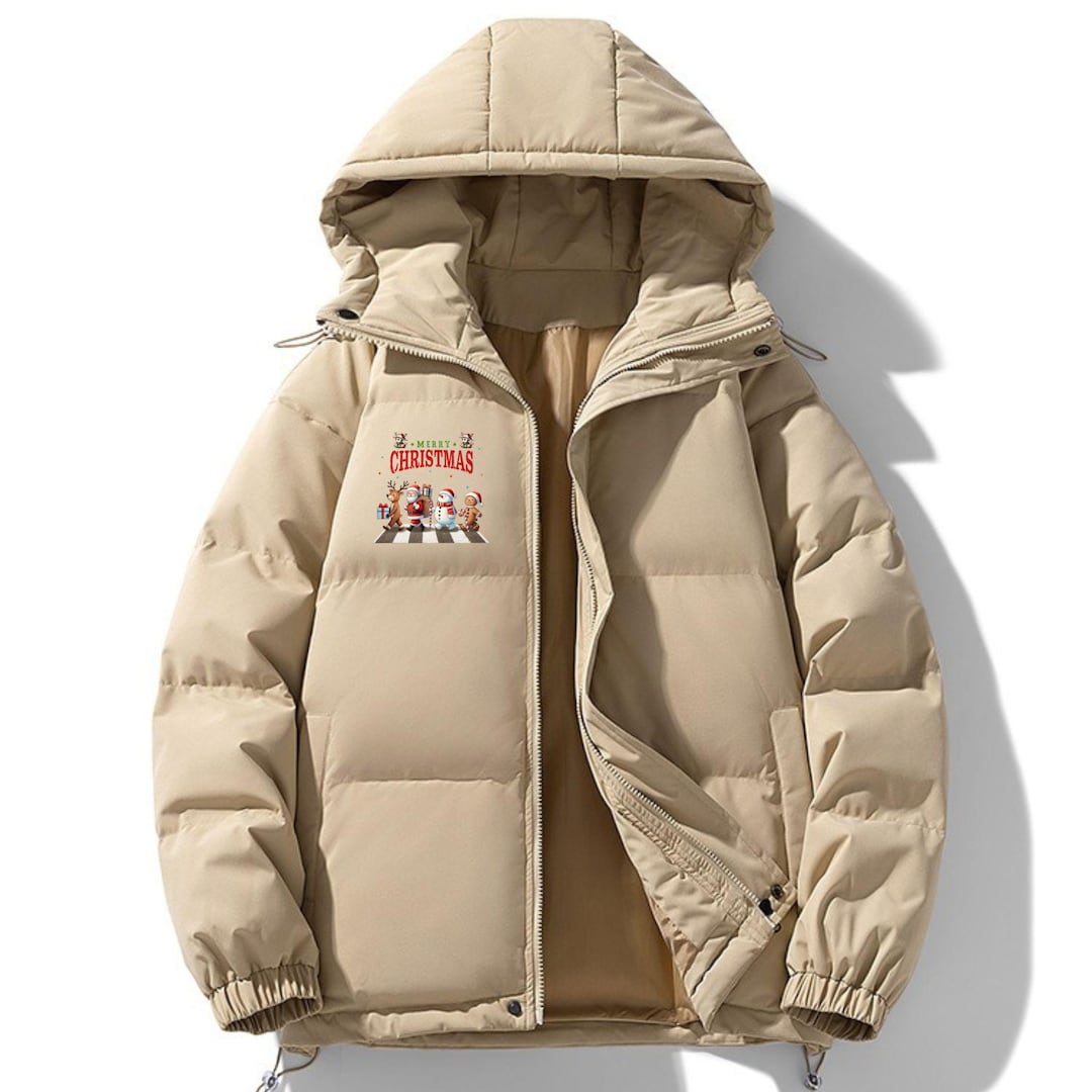 Xmas Snowman Winter Jacket, Christmas Reindeer Jacket, Mens Winter ...