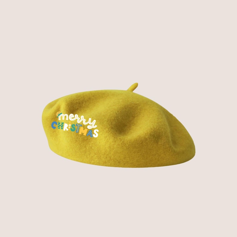 Custom Wool Beret Hat: Personalized Winter Style, 15 Colors - Etsy