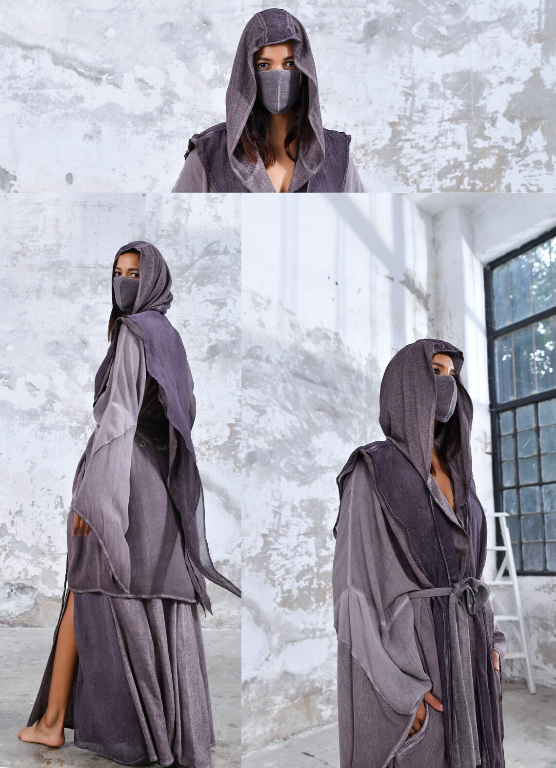 Unisex Shawl Hood Jedi Hood Warrior shaman Ceremony | Etsy