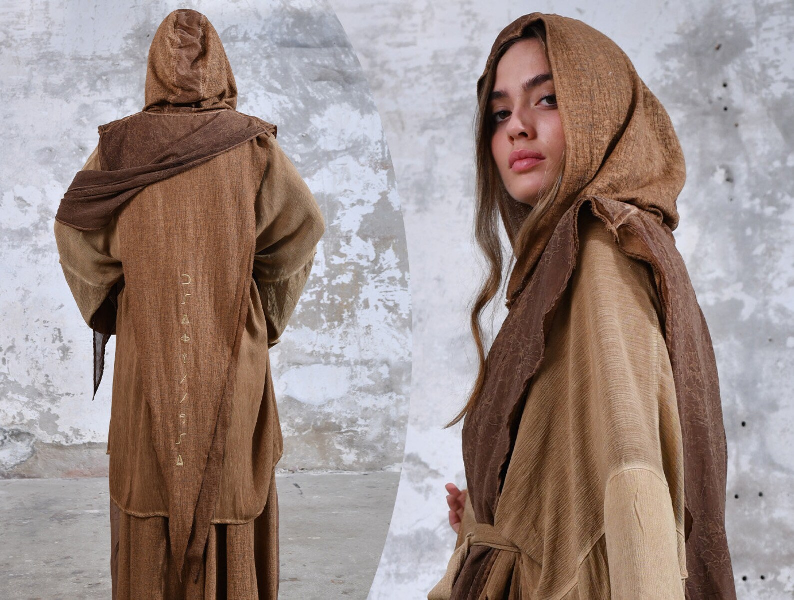 Unisex Shawl Hood Jedi Hood Warrior shaman Ceremony - Etsy