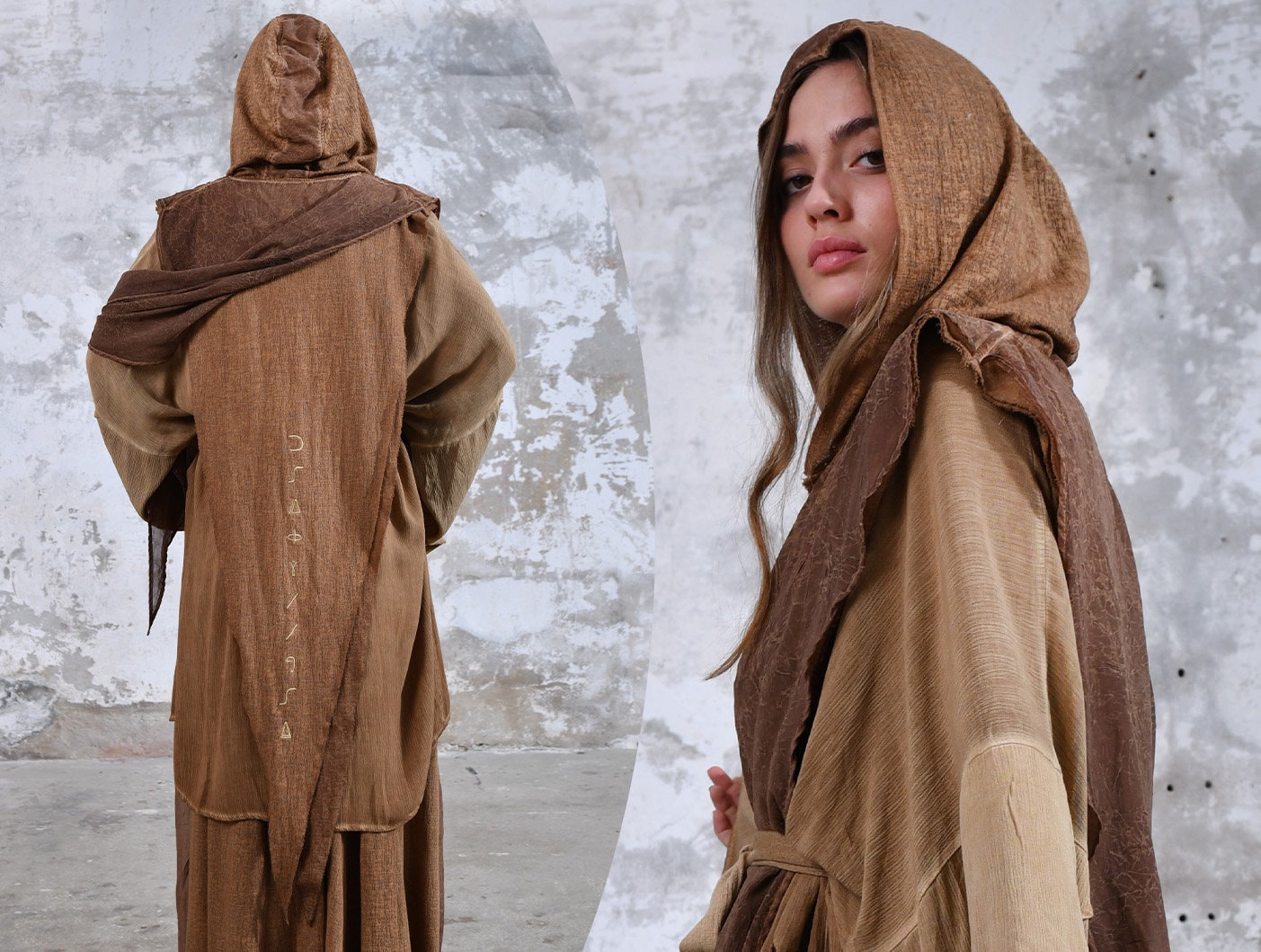 Unisex Shawl Hood Jedi Hood Warrior shaman Ceremony - Etsy