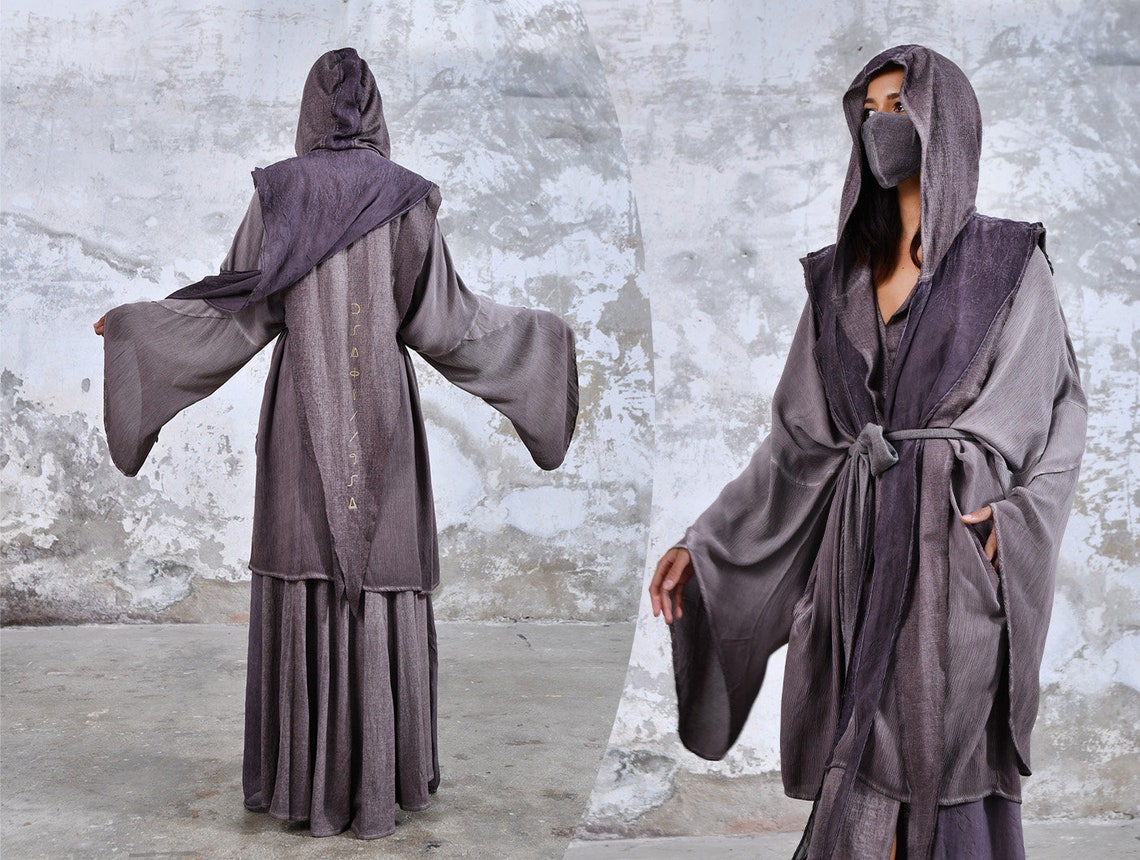 Unisex Shawl Hood Jedi Hood Warrior Shamanic Ceremony - Etsy