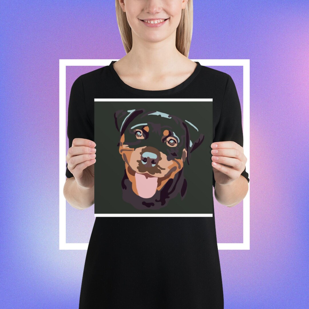 Rottweiler Poster - Etsy