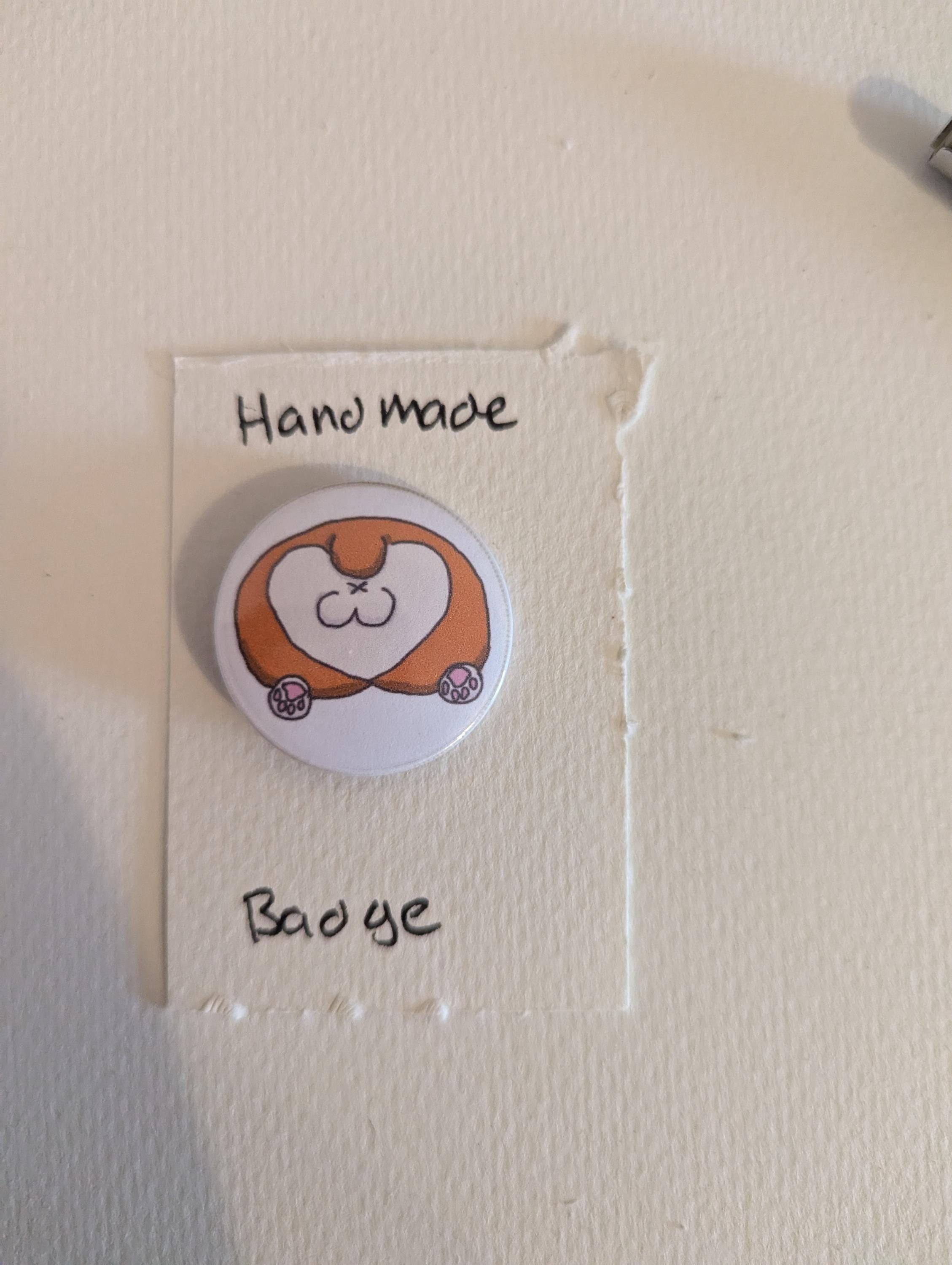 Corgi Butt Badge - Etsy