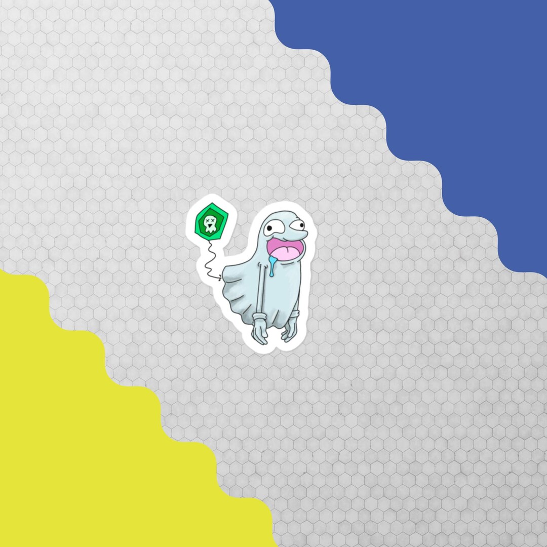 Farting Ghost Bubble-free Stickers - Etsy