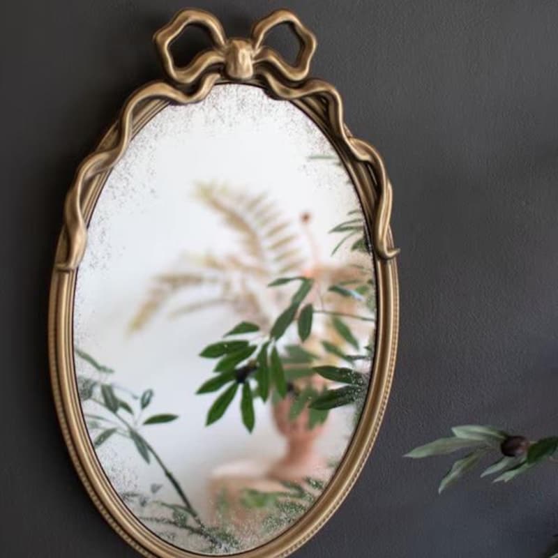 Antique French Bow Mirror - Etsy