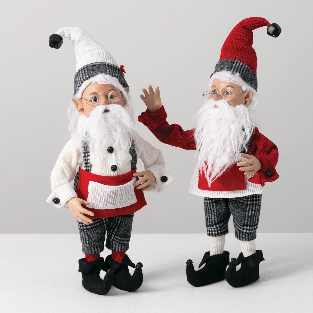 23 Elf Figurine Santa Elves Gnome Elf Christmas Wedding Decor Party ...