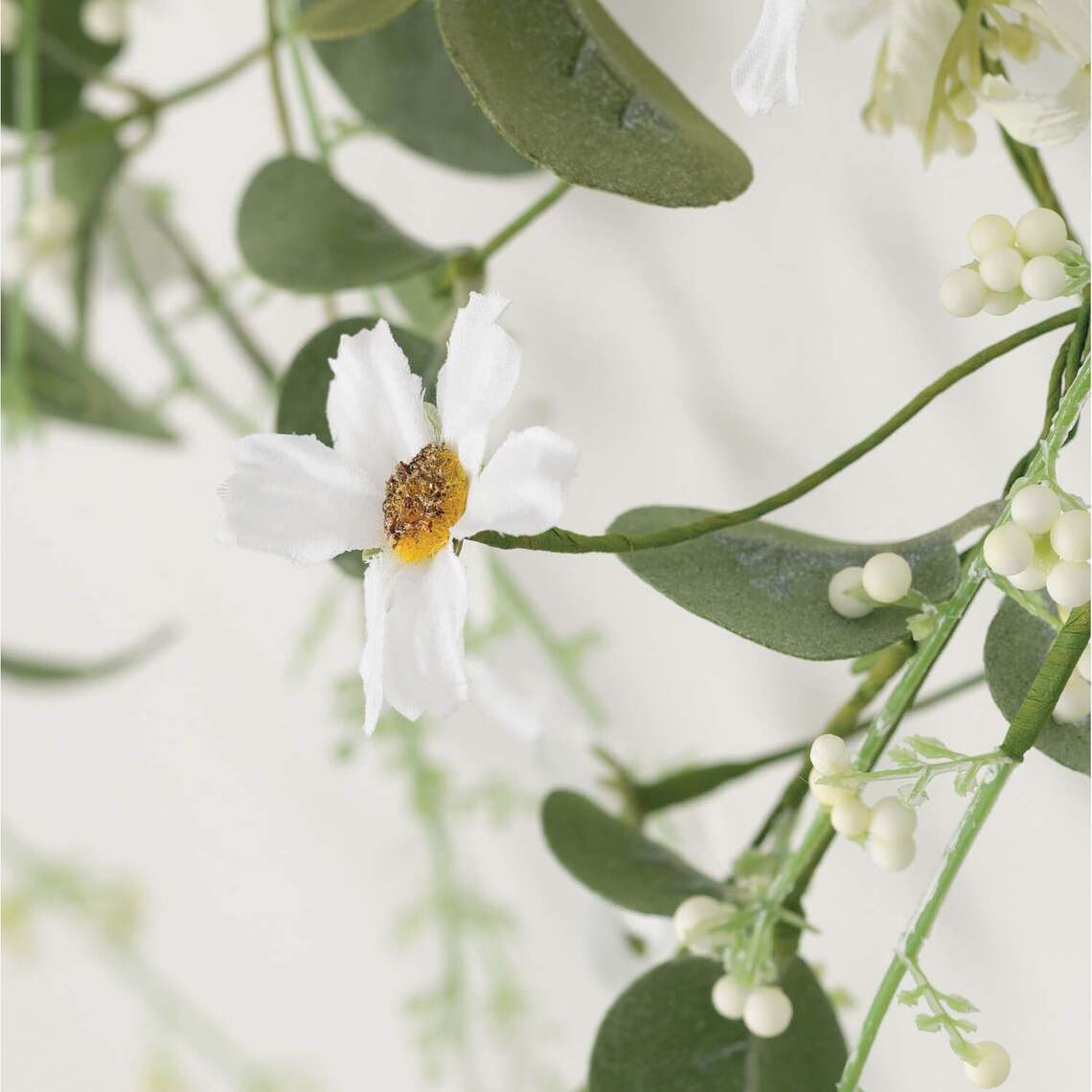 Daisy Eucalyptus Garland Draping Garland Hanging Vines - Etsy