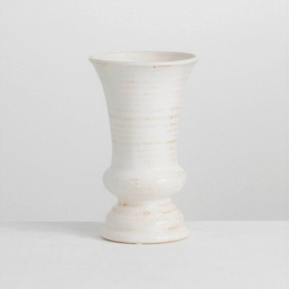 Ceramic Urn Vase 10 Inch Ceramic Vase for Flowers Distressed - Etsy