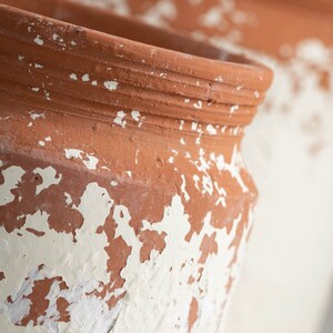 Set | Terracotta Ceramic 6 Inch , 5 - 1/2 Inch Cachepot Vase Flowers ...