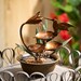 Hummingbird Tabletop Fountain, Garden Gift, Patio Porch Decor, Home ...