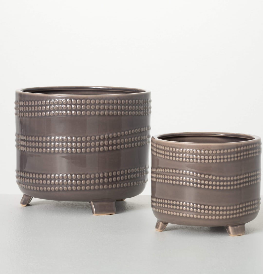 Ceramic Planter 8 Inch, 6 Inch Plant Pot, Cachepot for Plants, Office ...