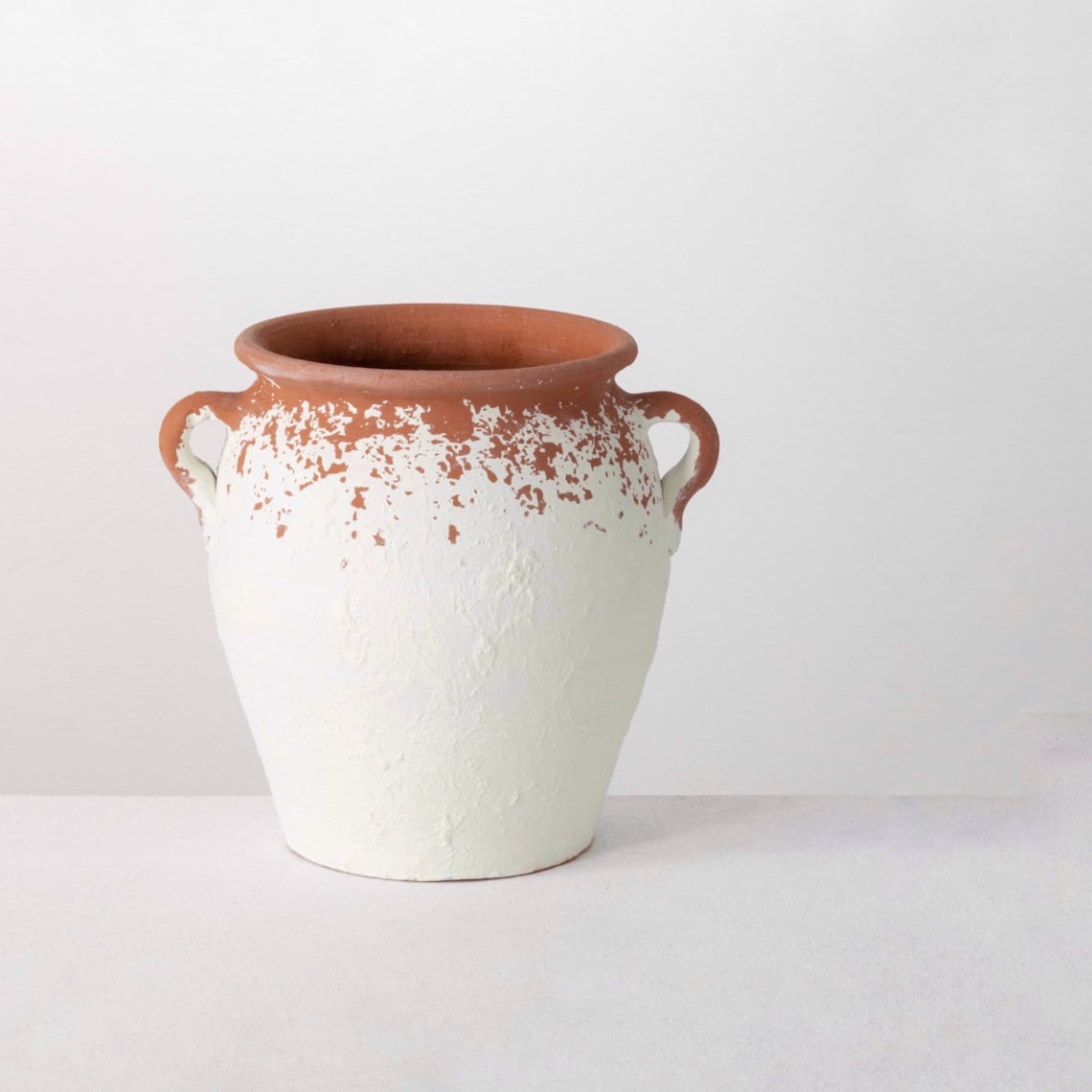 Terracotta Pot Ceramic Vase With Handles Terracotta - Etsy