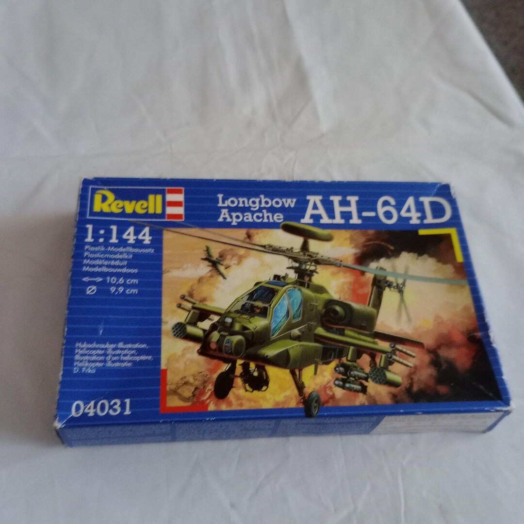 REVELL 04031 AH-64D Longbow Apache Helicopter Model Kit 1:144 Scale ...