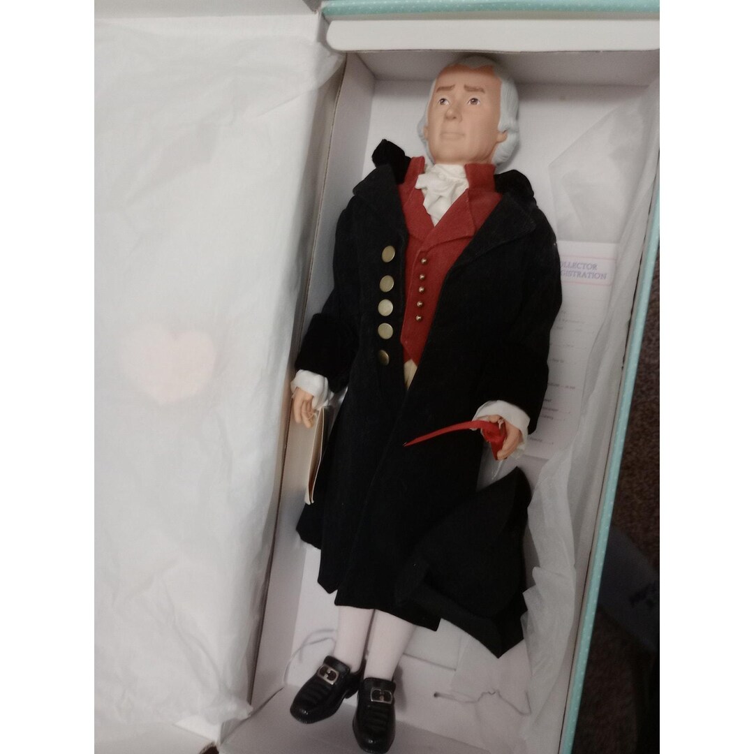 Rare Vintage 1989 Thomas Jefferson Doll #1630 Effanbee W/box and ...