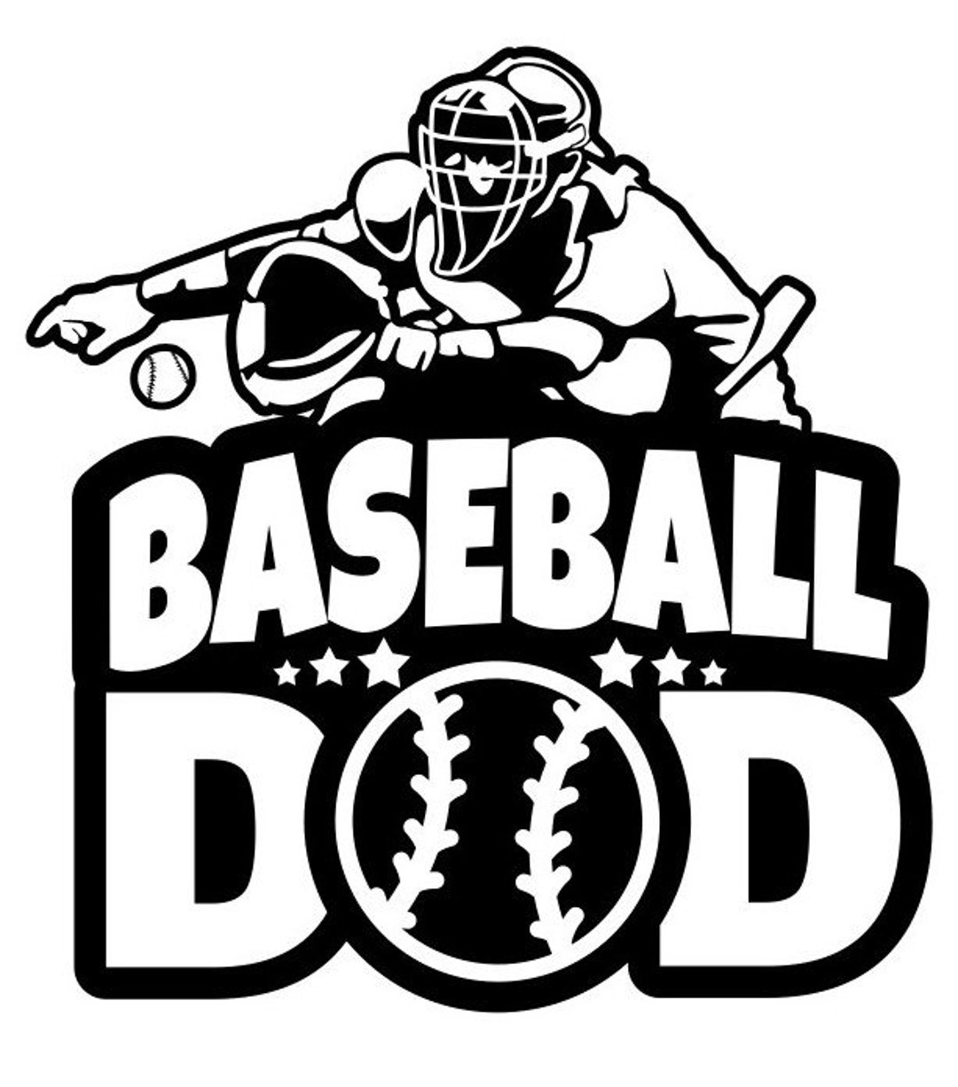 Baseball Dad Catchers Position Vinyl Decal - Etsy