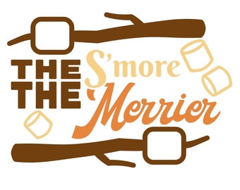 S'mores Camping Vinyl Decal | Etsy