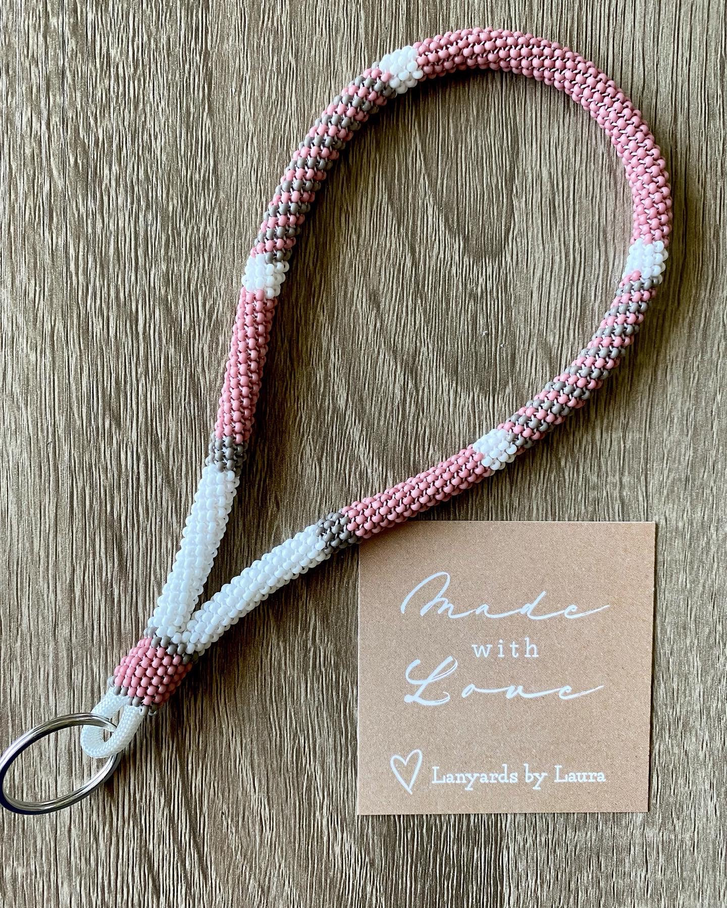 Custom Peyote Stitch Beaded Wristlet Lanyard Keychain - Etsy Canada