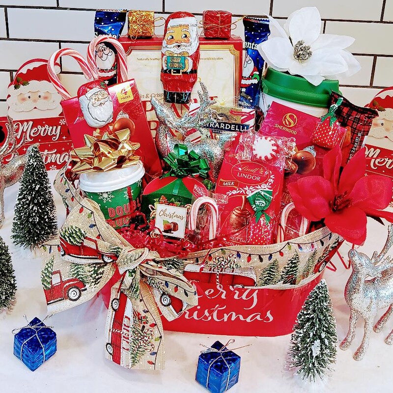 Santa Basket - Etsy
