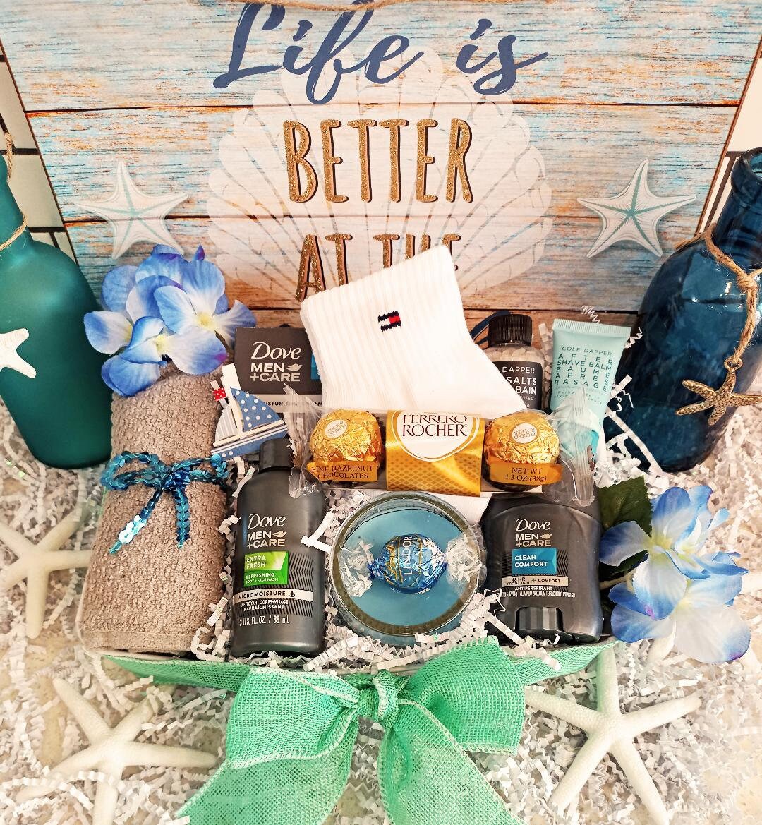 Men Boyfriend Dad Husband Birthday Any Occasion Dove Bath Body Shaving ...