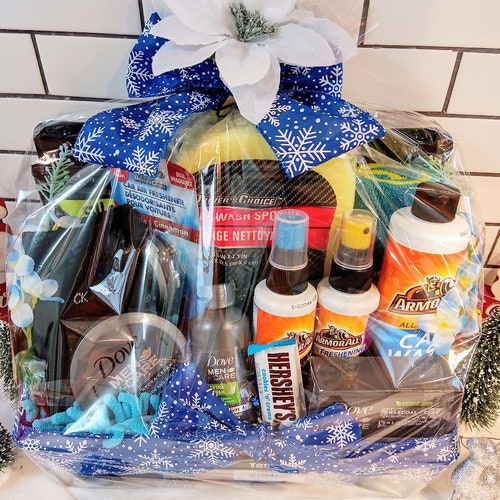 Men's Valentine's Day Gift Basket for Him Hamper Thank - Etsy