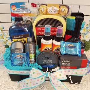 Men's Birthday Father's Day Son Dove Bath Body Spa Tool Box Car Wash ...