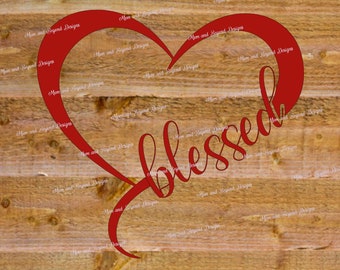 Blessed Car Window Decal - Etsy