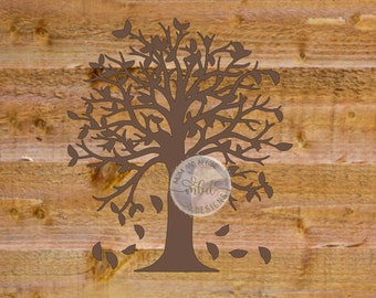 Falling Leaves Decal - Etsy