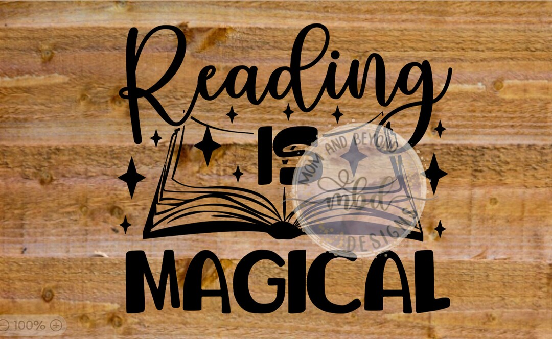 Reading is Magical Vinyl Decal / Reading Books / Stuck in the Story ...
