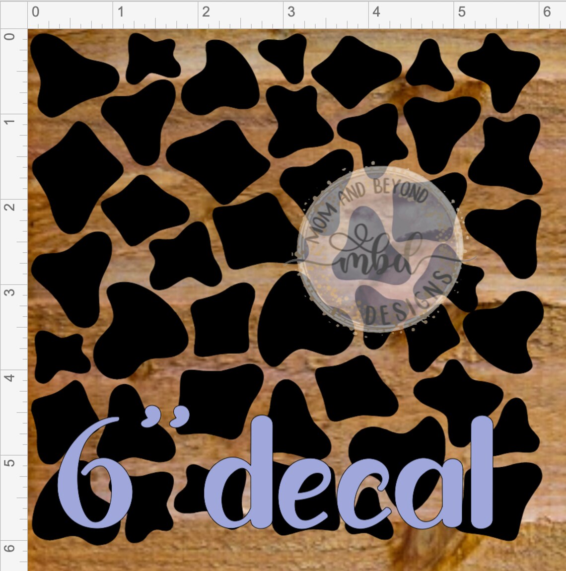 Cow Spots Vinyl Decal Sticker Sheet for Tumblers Mugs Car - Etsy