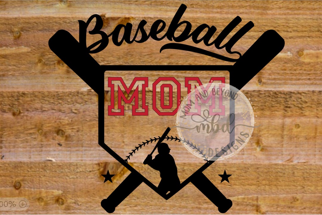 Baseball Mom Silhouette Vinyl Decal / Base Bat / Sticker for Tumblers ...