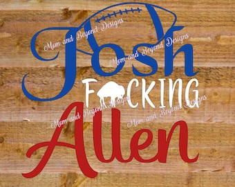 Josh Allen Window Decal | Etsy