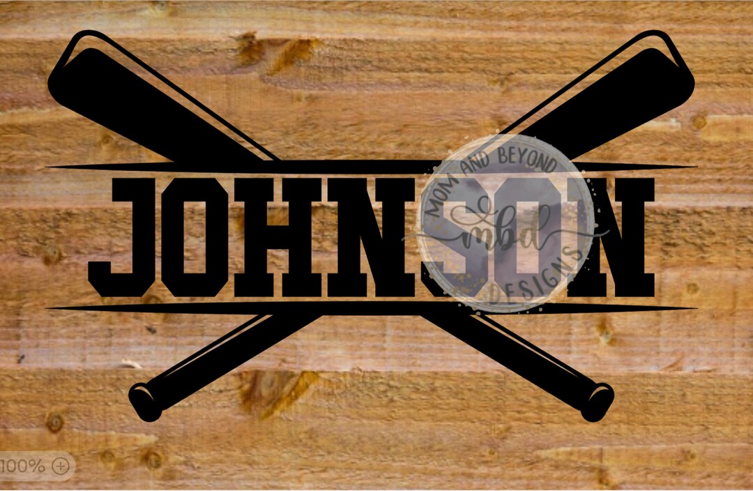 Baseball Bats With Name Vinyl Decal / Silhouette / Sports Sticker for ...