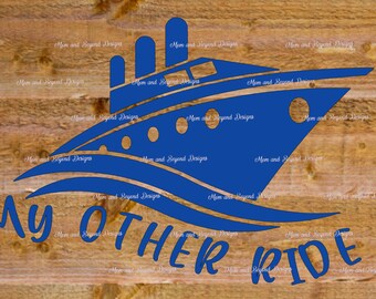 Cruise Ship Car Decal - Etsy