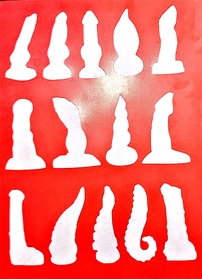 Washable Reusable Kinky Stencils Naughty Stencils Sexy Etsy