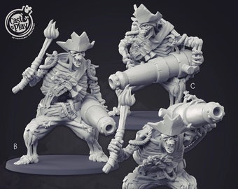 Undead Pirate Miniatures - Etsy