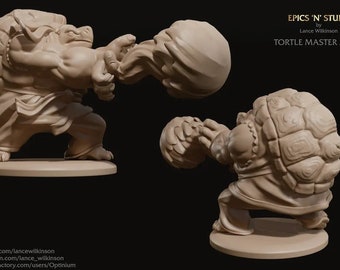 Turtle TMNT Rappyfel Outstanding 3D Printed Fantasy Tabletop | Etsy
